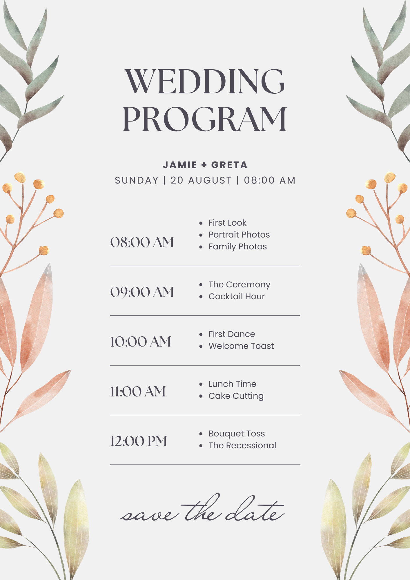 Our Order Of Program - #OlliegotPheeshed!